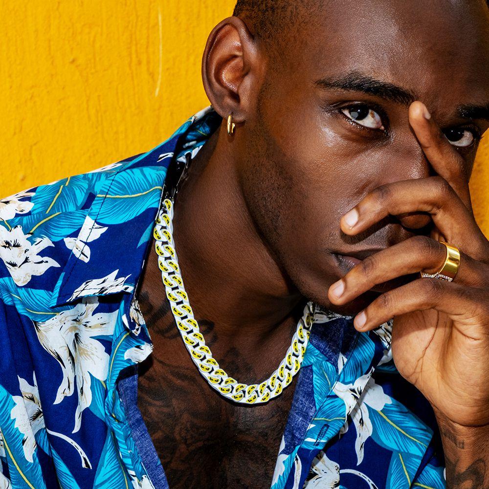 Enamel Night Eyes Curb Cuban Chain with Buckle Clasp – TSF Element